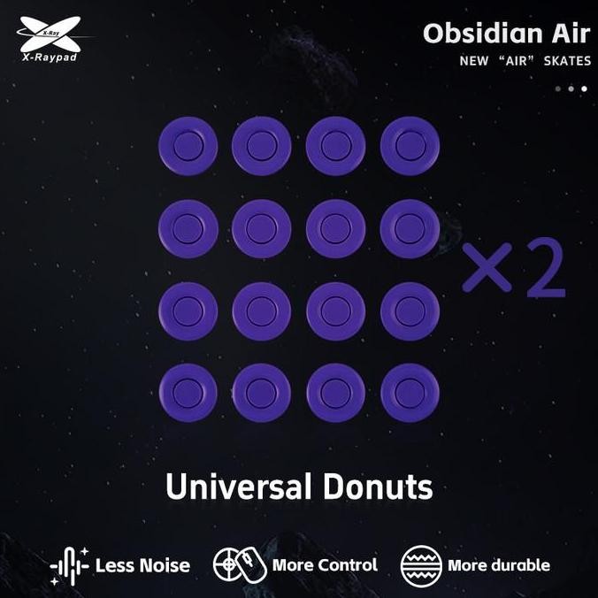 Jual TERMURAH - XRP Obsidian Air Universal Donuts PTFE Gaming Mouse ...