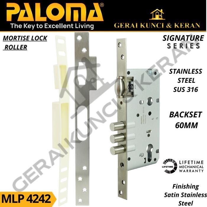 Jual Paloma Mlp 4242 4243 4248 4249 Body Kunci Pintu Pelor Backset 60 ...