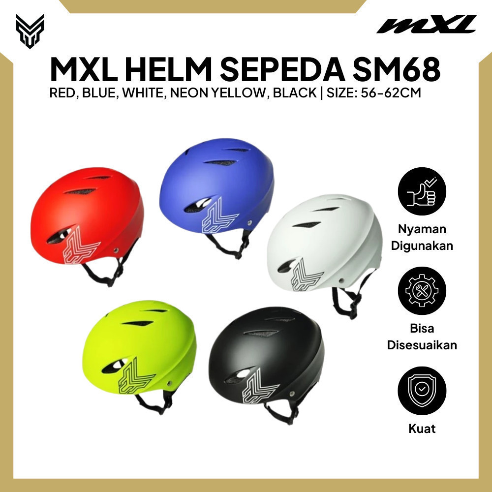 Jual MXL Helm Sepeda Batok SM86 Cycling Helmet Pelindung Kepala Dewasa ...