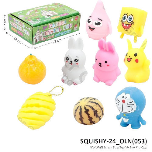 Jual Mainan Stress Ball/Squish Ball Squishy Anti Stress | Shopee Indonesia