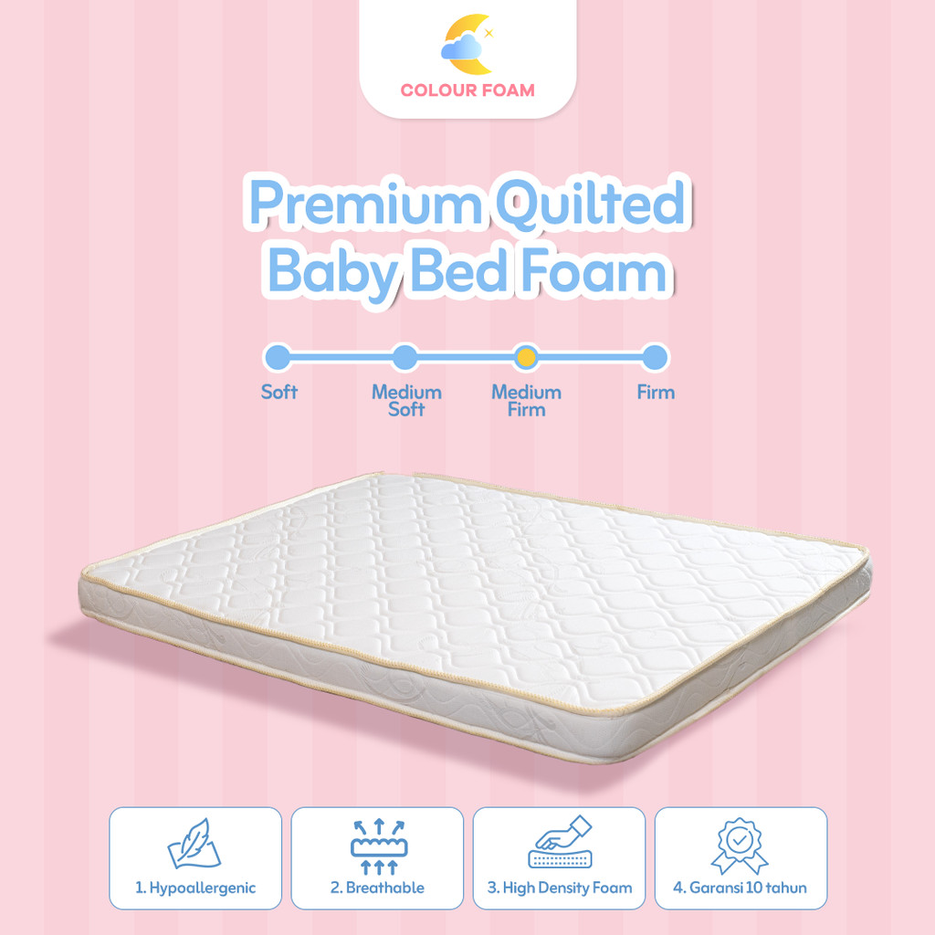 Jual Kasur Bayi Premium Color Foam 84x45x8 - Matras Bayi - BabyDoes ...