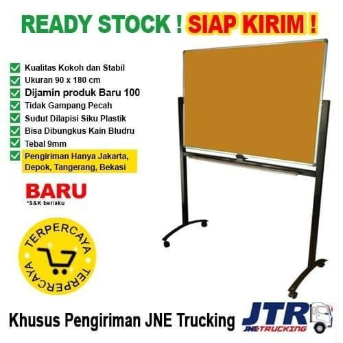 Jual Papan Pin Board / Soft Board Sakana Polos 90X180 ( Kaki ) | Shopee ...