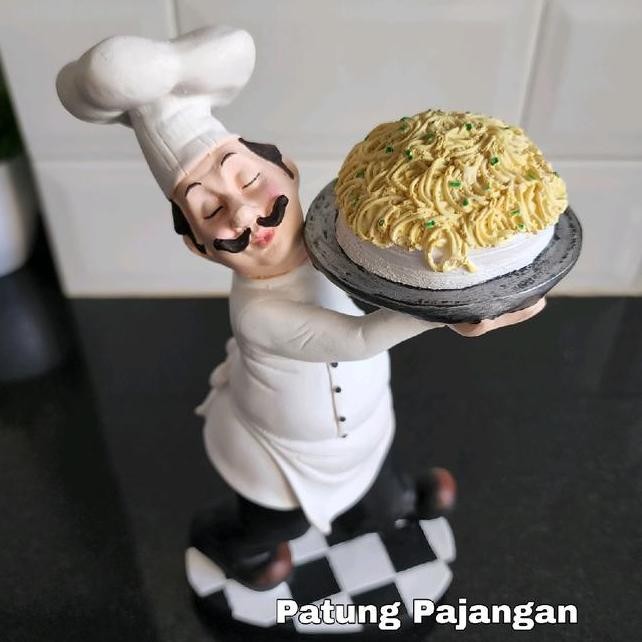 Jual Patung Oi E Pajangan Chef Deorai Hiaan Dapur Retoran Cafe Baery ...