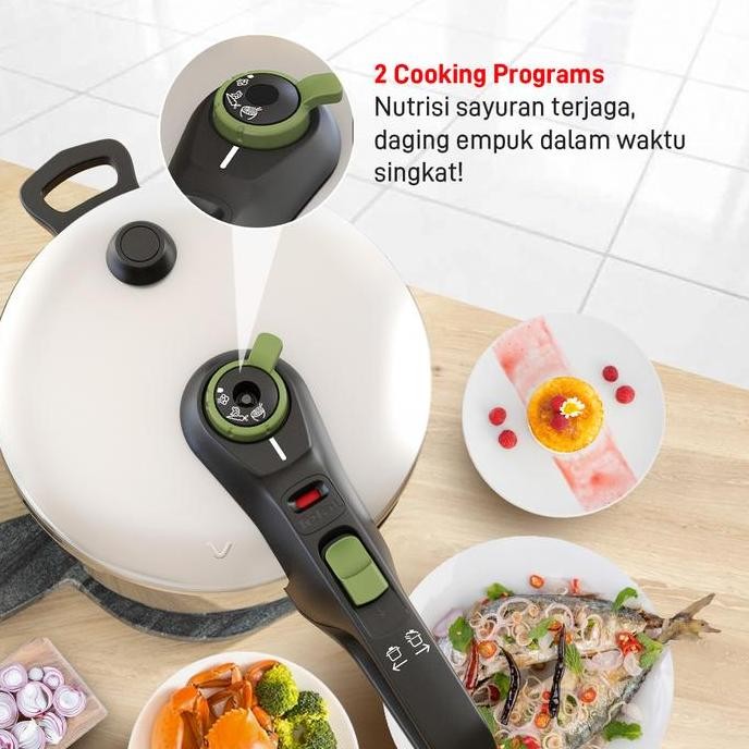 Jual Spesial Tefal Panci Presto 4L/8L/Pressure Cooker Stainless Steel ...