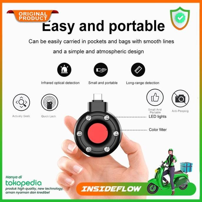 Jual Alat Sadap Detektor Penyadap Kamera Spy Hidden Camera Mini ...