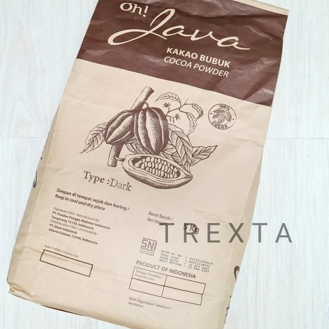 Jual [DARK] Oh! Java Cocoa Powder / Coklat Bubuk - 1KG | Shopee Indonesia