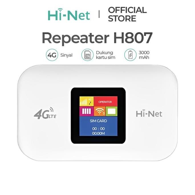 Jual BEBAS ONGKIR - Hi-Net H807/H806/H806PRO Router WiFi Seluler 4G Berwarna Daya Tahan Lama 10 ...