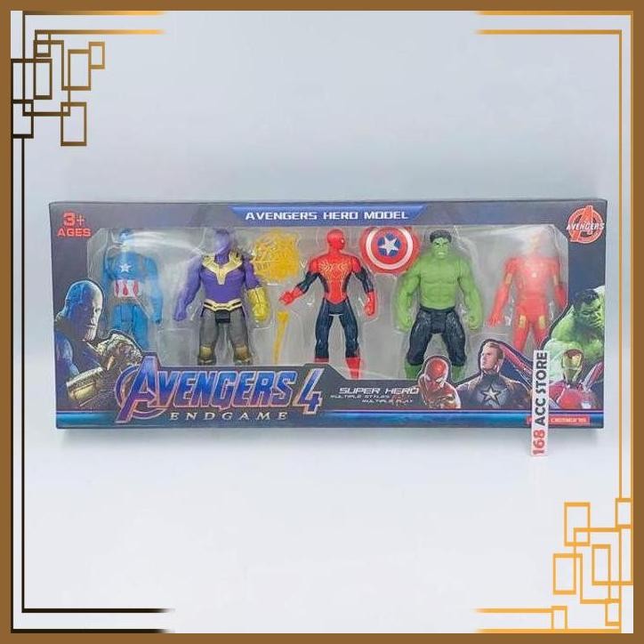 Jual [ACS] MAINAN ANAK ROBOT SUPER HERO AVENGER SET 5PCS | Shopee Indonesia