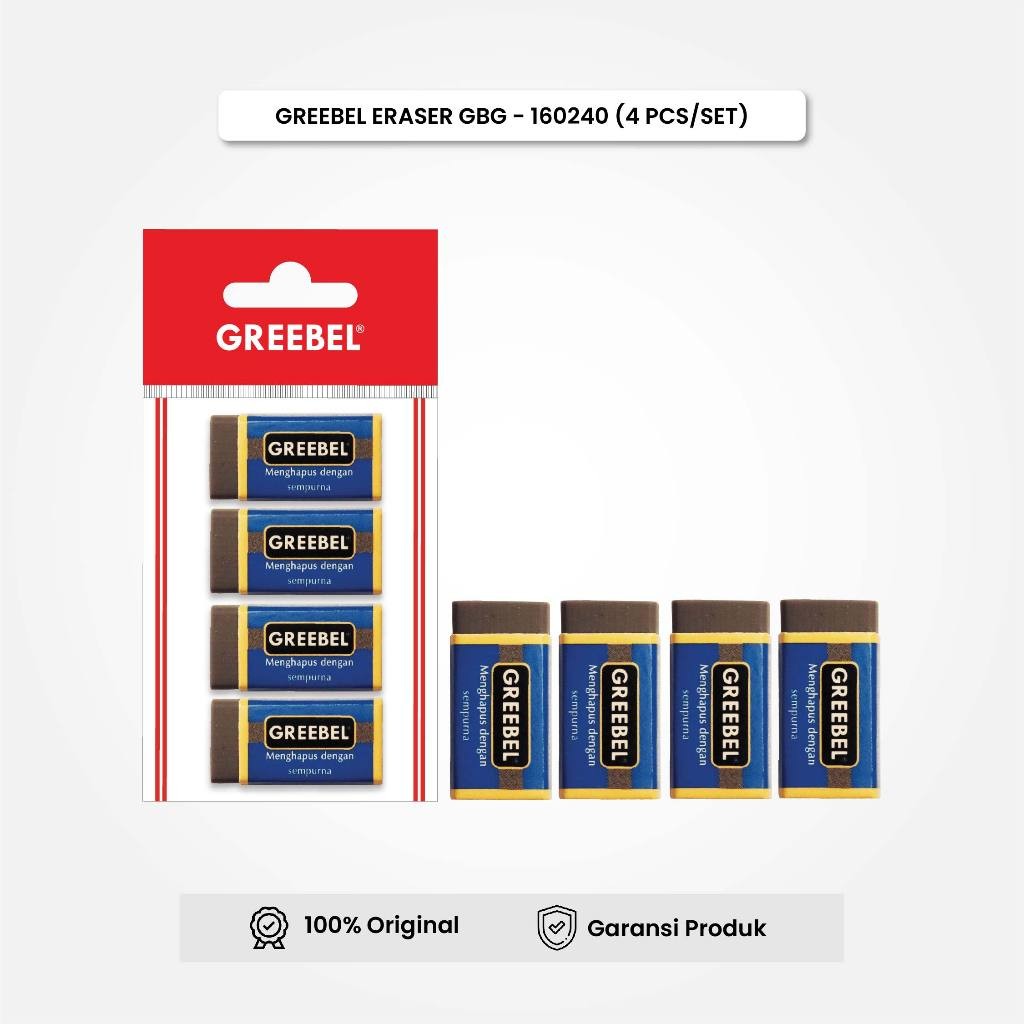 Jual Eraser Hapusan Stip Greebel GBG160240 [ 4 PCS / SET ] Greebel ...