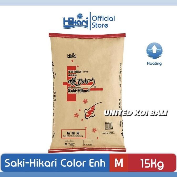 Jual TERMURAH - SAKI HIKARI COLOR ENHANCHING FLOATING 15 kg - PAKAN KOI ...