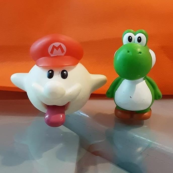 Jual Figure Yoshi Super Mario Bros set 2 pcs | Shopee Indonesia