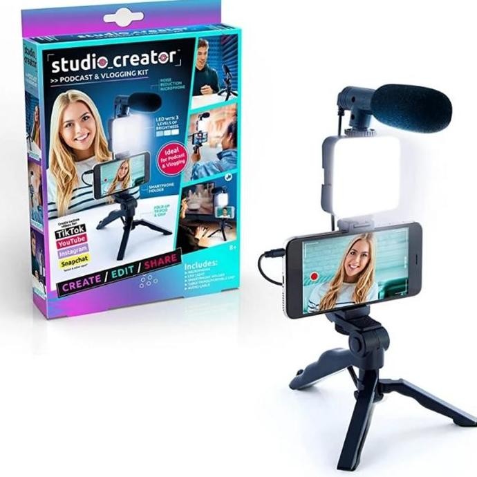 Jual Mainan Kreatif Anak Studio Creator Vlogging Kit Video Maker Deluxe ...