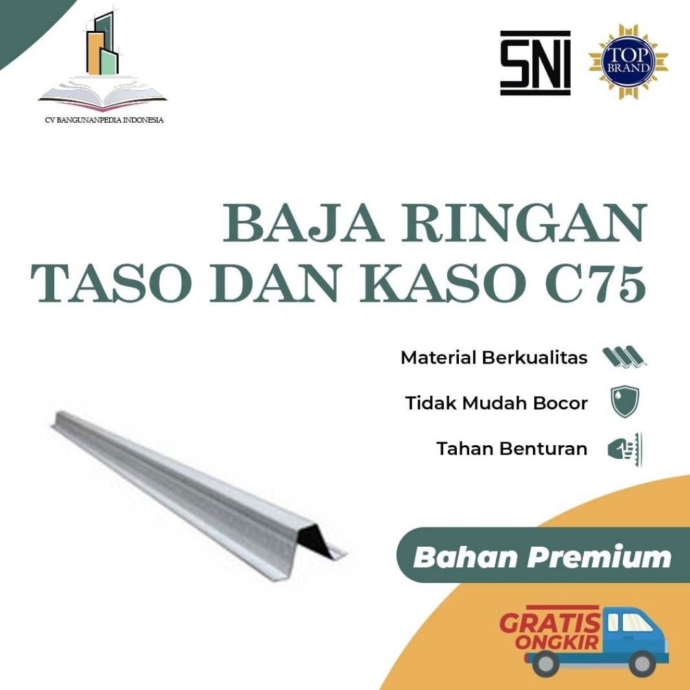 Jual Baja Ringan Taso dan Kaso C75 Beserta Reng Murah Medan | Shopee ...