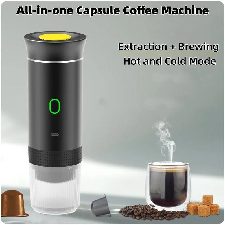 Jual Usb Portable Electric Espresso Machine 3-In-1 Capsule Coffee Maker ...