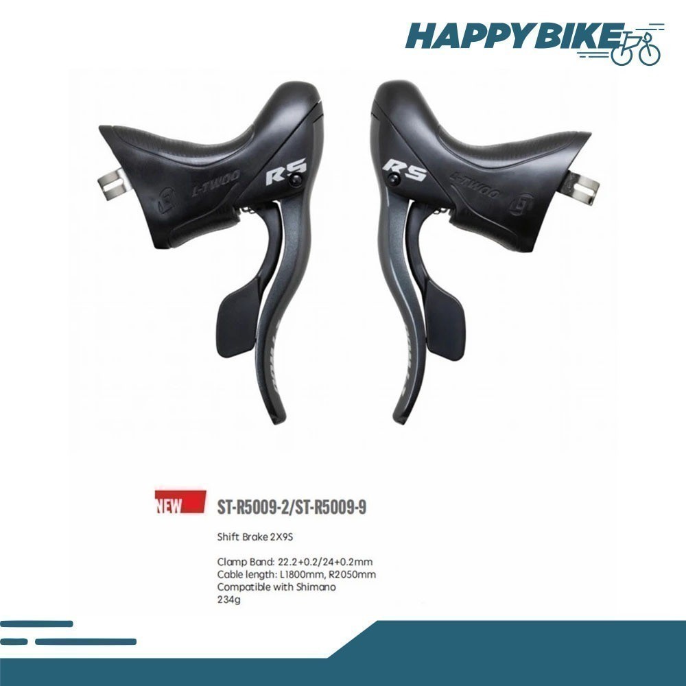 Jual HAPPY BIKE LTWOO BRIFTER SEPEDA 2 X 9 LTWOO R5 BRAKE SHIFTER ...