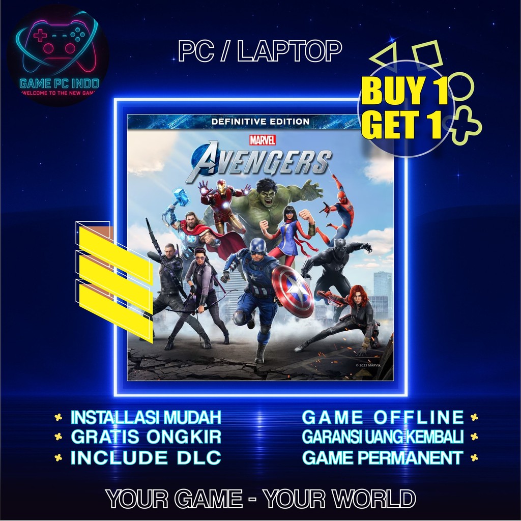 Jual Marvels Avengers The Definitive Edition PC - Laptop | Shopee Indonesia