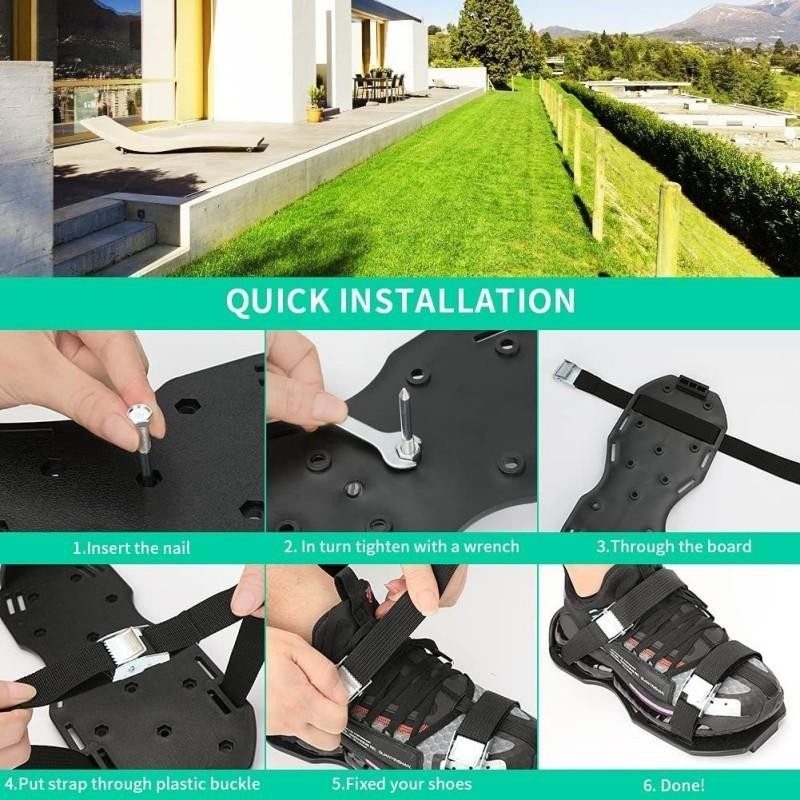 Jual Floor Paint Full Steel Spike Shoes Sepatu Paku Epoxy Lantai Sepatu ...