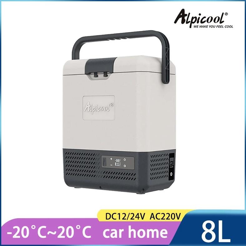 Jual Alpicool P8 Car Fridge 12V Small Freezer Portable Compressor 220V Ice Box Household Vehicle ...