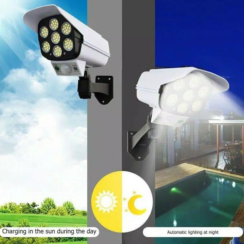 Jual NEW!!! lampu solar 77 LED waterproof solar motoin sensor light ...