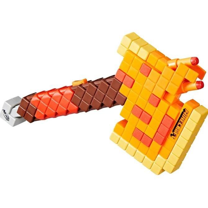 Jual NERF Minecraft Firebrand Axe Kualitas Original | Shopee Indonesia