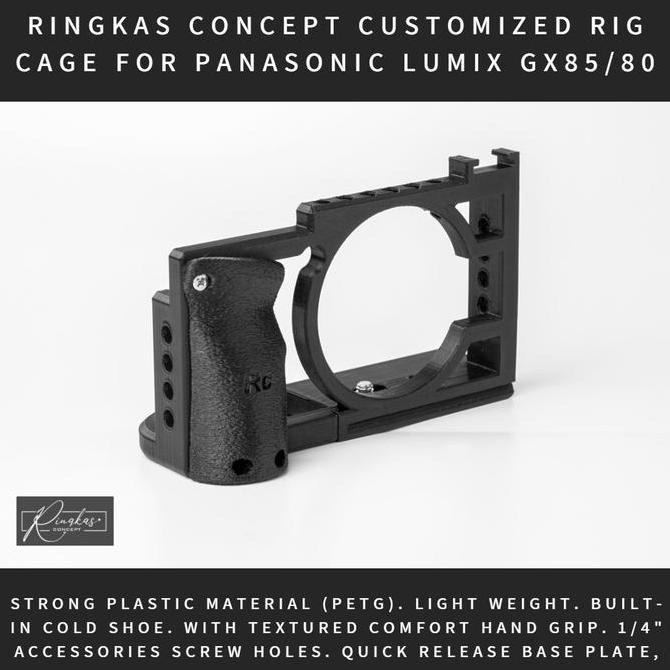 Jual RINGKAS CONCEPT Customized Rig Cage Case for LUMIX GX85 GX80 ...