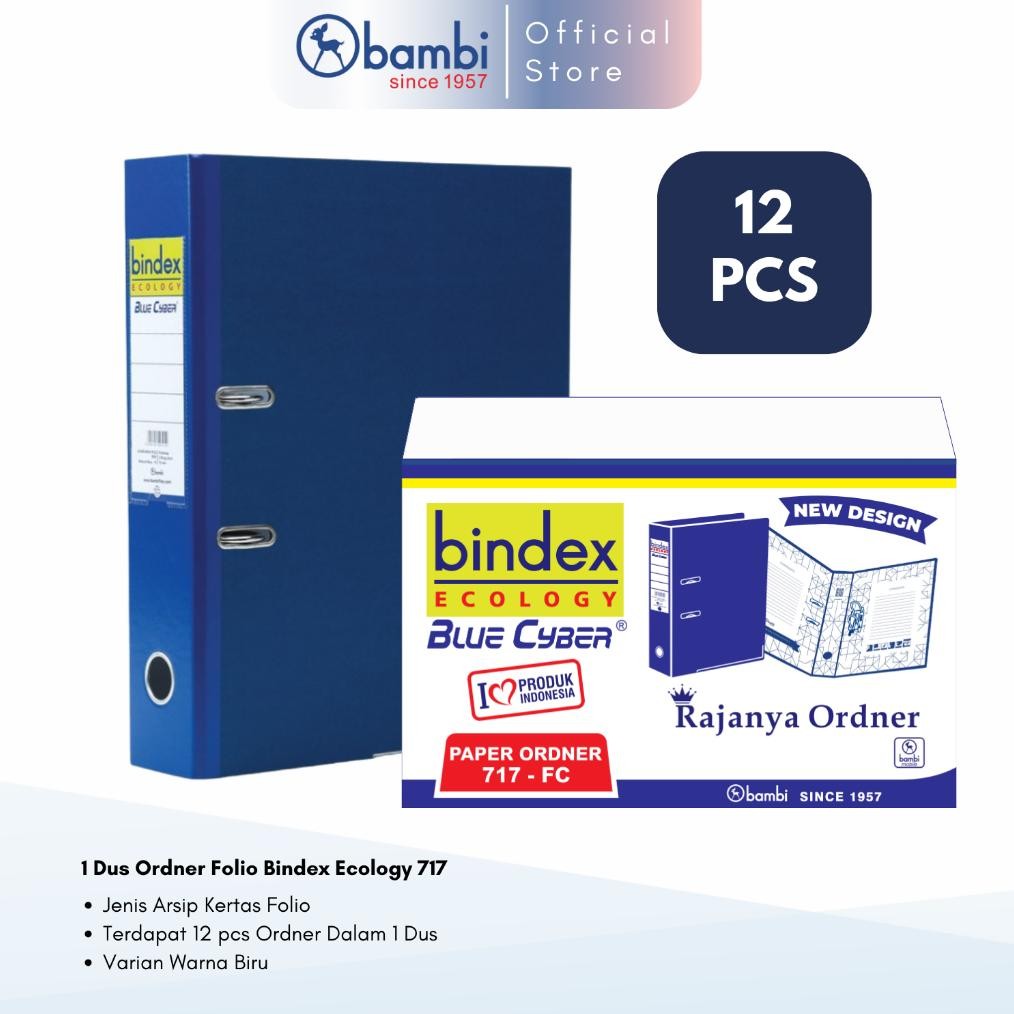 Jual LINDU 1 Dus Bindex Ecology Lever Arch File Ordner Folio Medium ...
