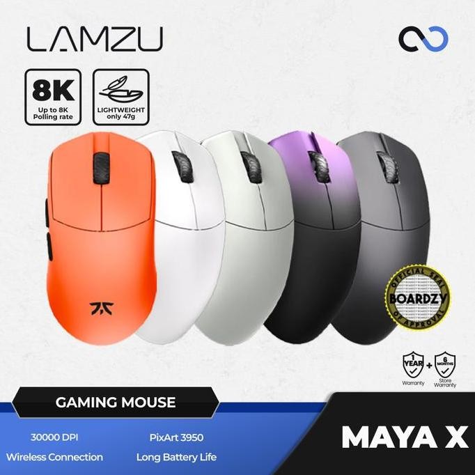 Jual Lamzu Maya X 8K Wireless Ultra Light Ambidextrous Gaming Mouse | Shopee Indonesia