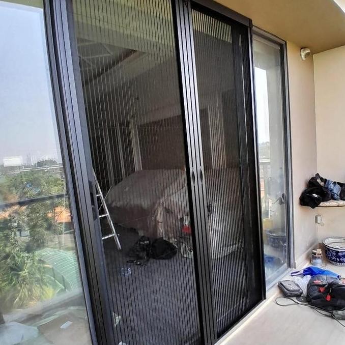 Jual Onna lipat door - Ram Kasa Nyamuk kawat pintu geser jaring strimin ...
