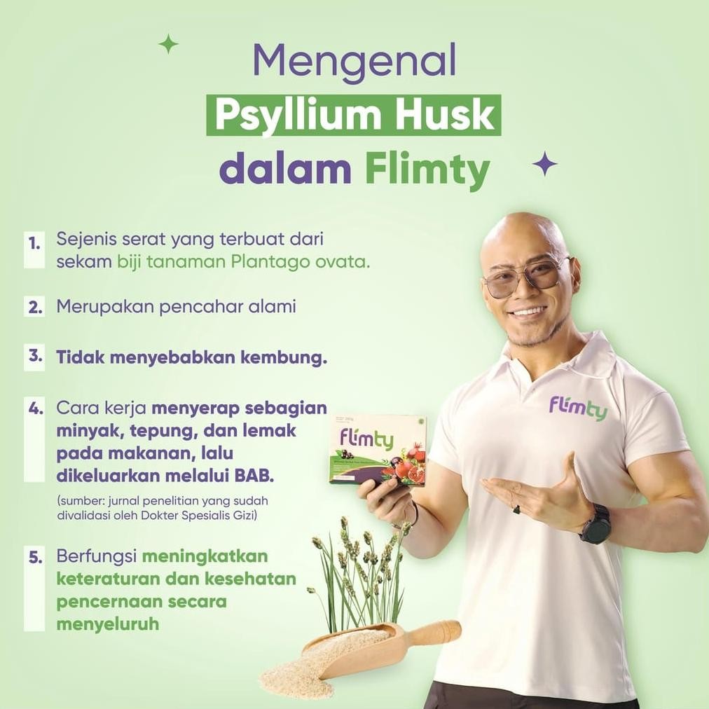 Jual Ready Flimty 3 Sachet Fiber Original Eceran Diet Detox Fiber Bpom ...