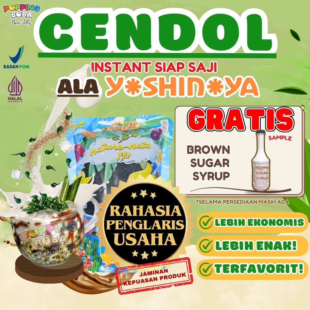 Jual JellyCendolKecebongAlaYoshinoyaCocokDengan HAAN Bubuk Es Krim Ice ...