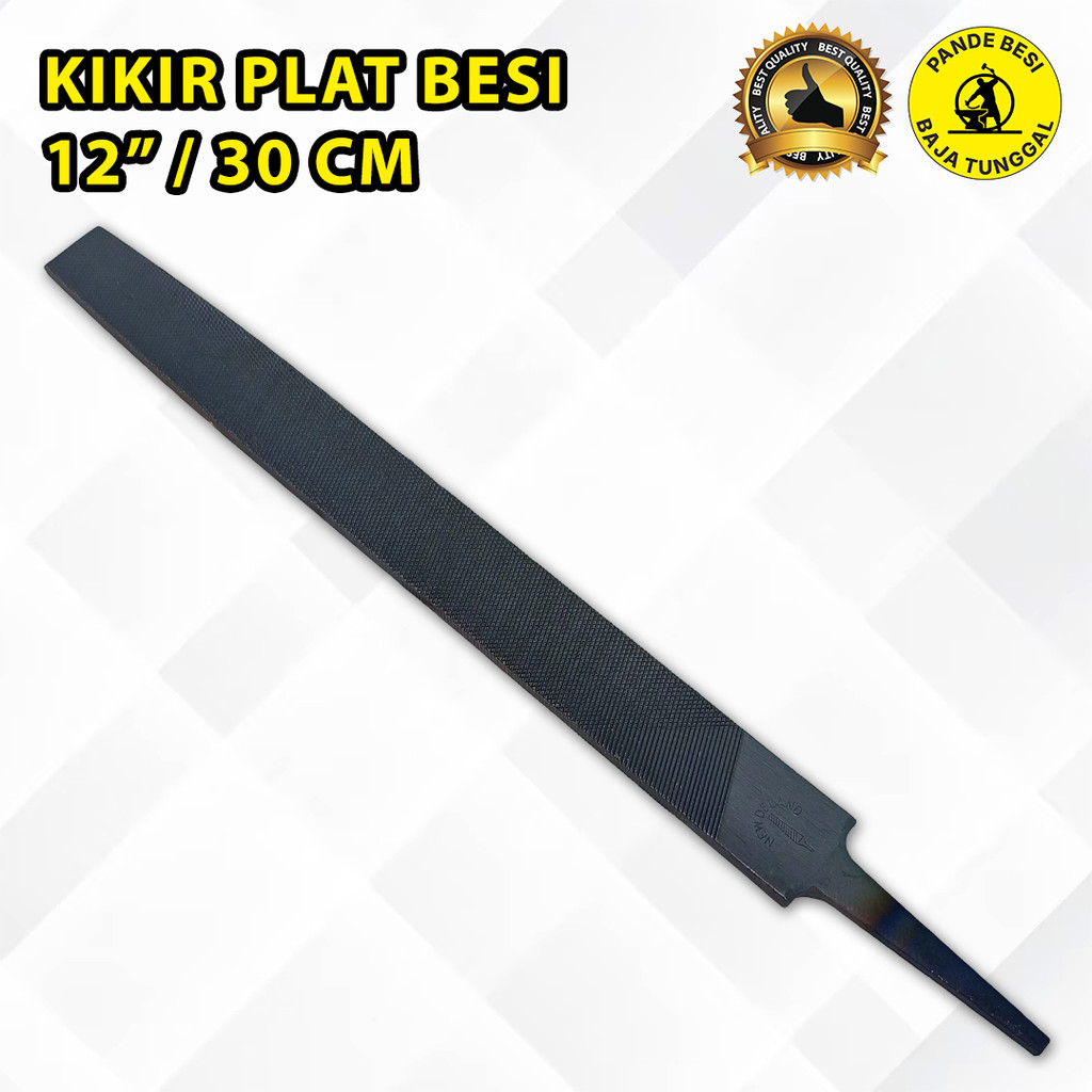 Jual Kikir Plat Besi 12 Inch NEW DELAND Flat Bastard Files Model Datar ...