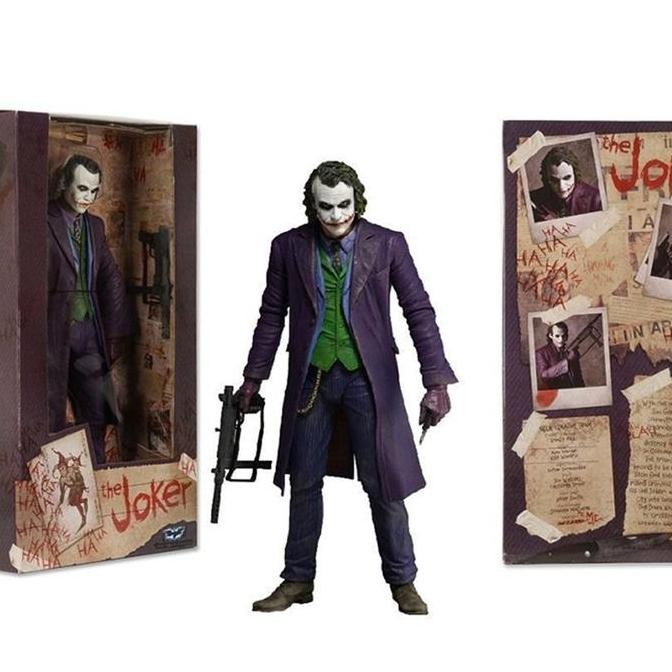 Jual Neca Dc Comics Joker The Dark Knight Batman Heath Ledger | Shopee ...