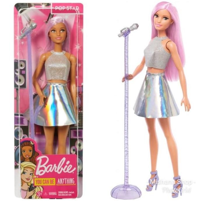 Jual Boneka Barbie Mattel Pop Star Singer - Career Doll | Shopee Indonesia