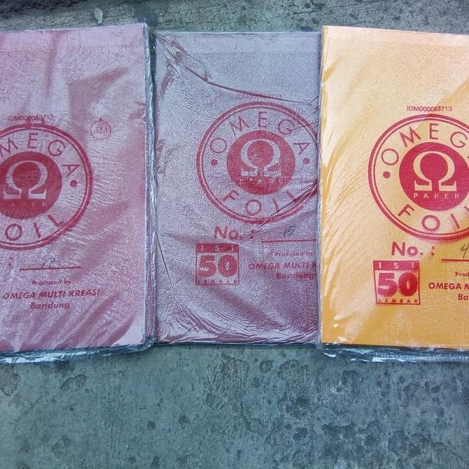 Jual Kertas Karton Omega Foil | Shopee Indonesia