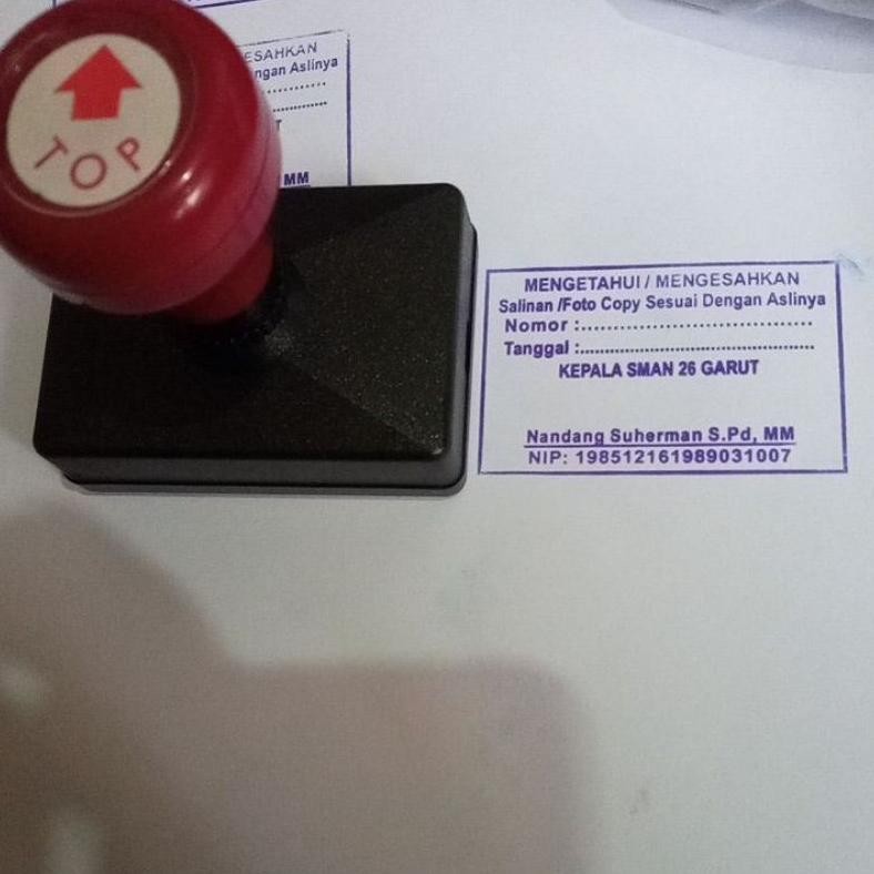Jual Stempel Mengesahkan/Stempel Legalisir/Pengesahan | Shopee Indonesia