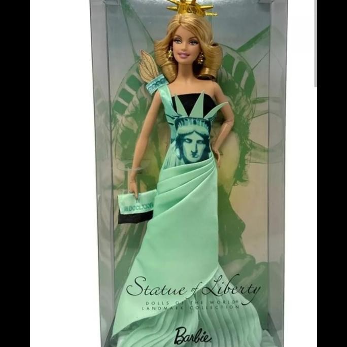 Jual Barbie Collector Dolls of the World Statue of Liberty United ...