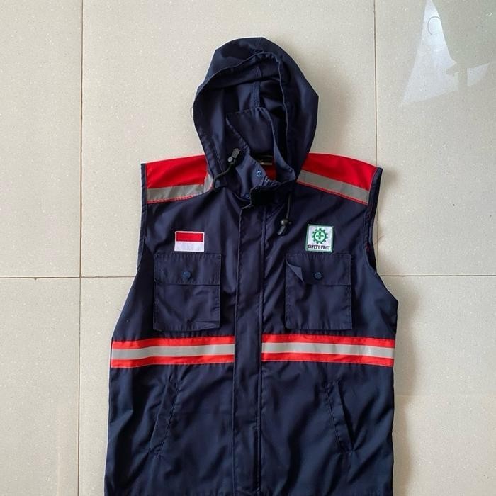 Jual Costum Bordir Rompi Wearpack Kerja Atasan / Baju Kerja Proyek/ Apd ...