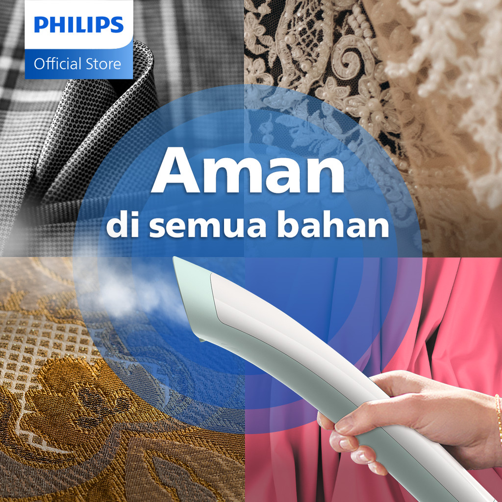 Jual New! Philips Stand Steamer 1000 Series STE1030/20 - Blue - Setrika ...