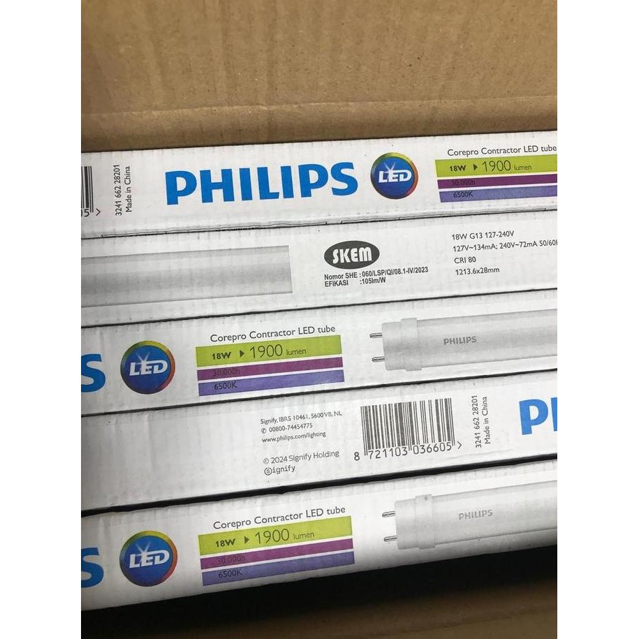Jual Tersedia Philips TL led 18 watt ecofit corepro lampu neon led t8 ...