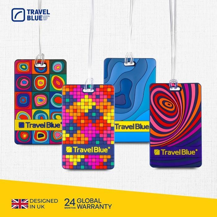 Jual Travel Blue Luggage ID Name Tag Gantungan Label Nama Koper ...