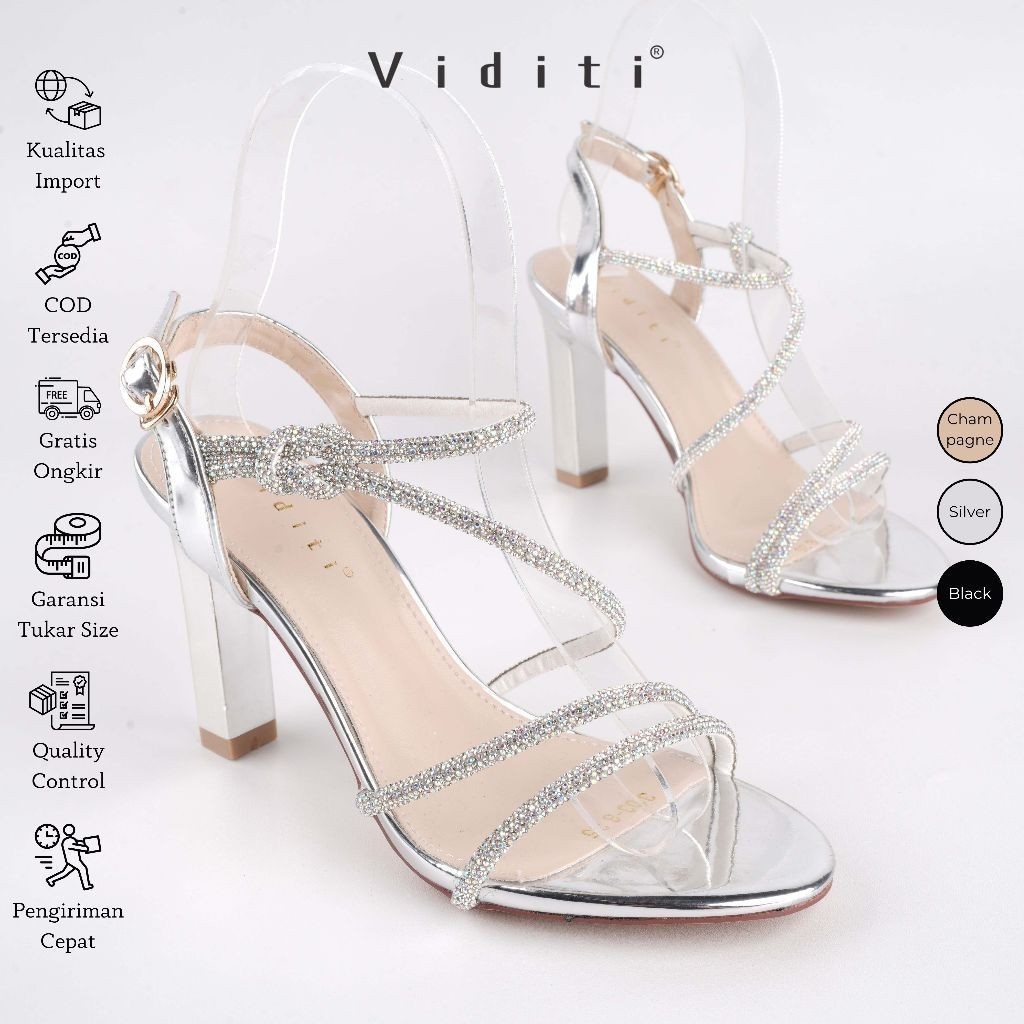 Jual Viditi Tasya Heels 9 cm | Shoes | Sepatu Import Wanita | Nikahan ...