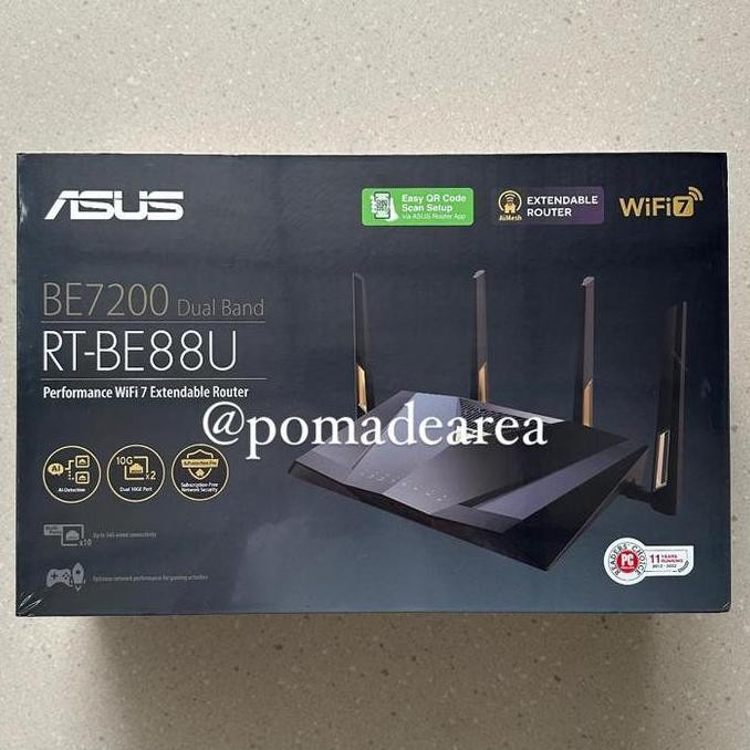 Jual Asus Rt Be88U Dual Band Wifi 7 Be7200 Aimesh Router New Stok ...