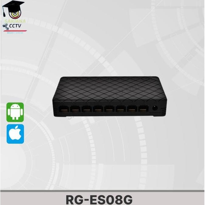 Jual Ruijie Switch Hub Gigabit Unmanaged 8 Port Rg-Es08G New Stok ...