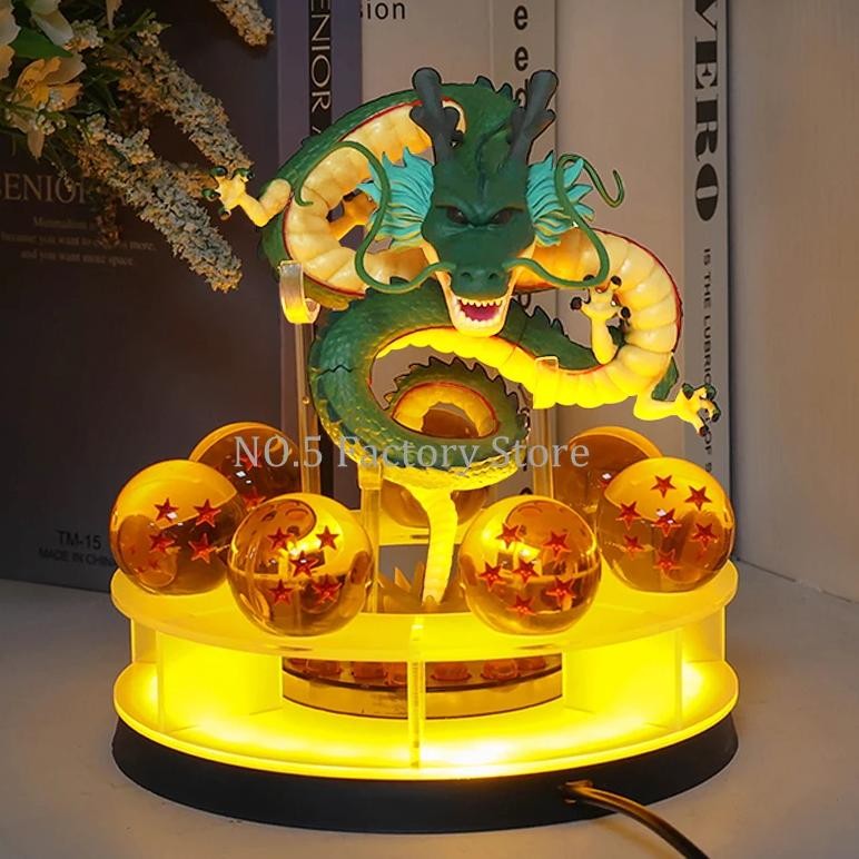 Jual New DBZ Anime Shenlong Led Action Figures Set Night Lights Shenrou ...