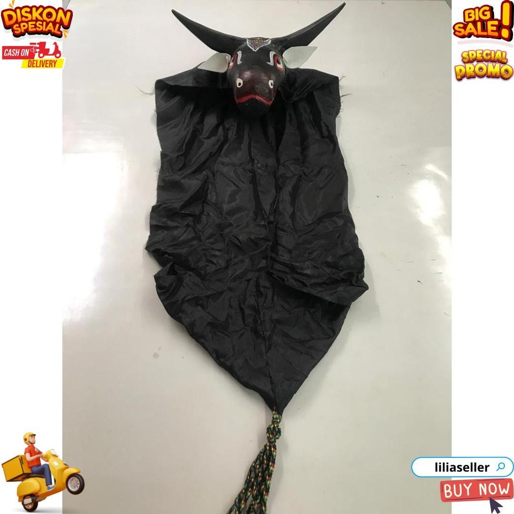 Jual Termurah Promo Barongan Bantengan / Mainan Banteng Bantengan ...