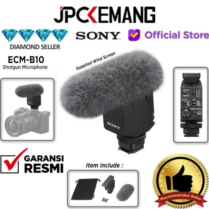 Jual SONY ECM-B10 SHOTGUN MICROPHONE SONY ECM B 10 MIC ORIGINAL ...