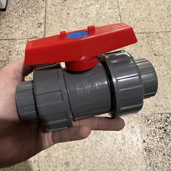 Jual Tersedia Double True Union Ball valve ZUKI 1" inch Watermur water ...