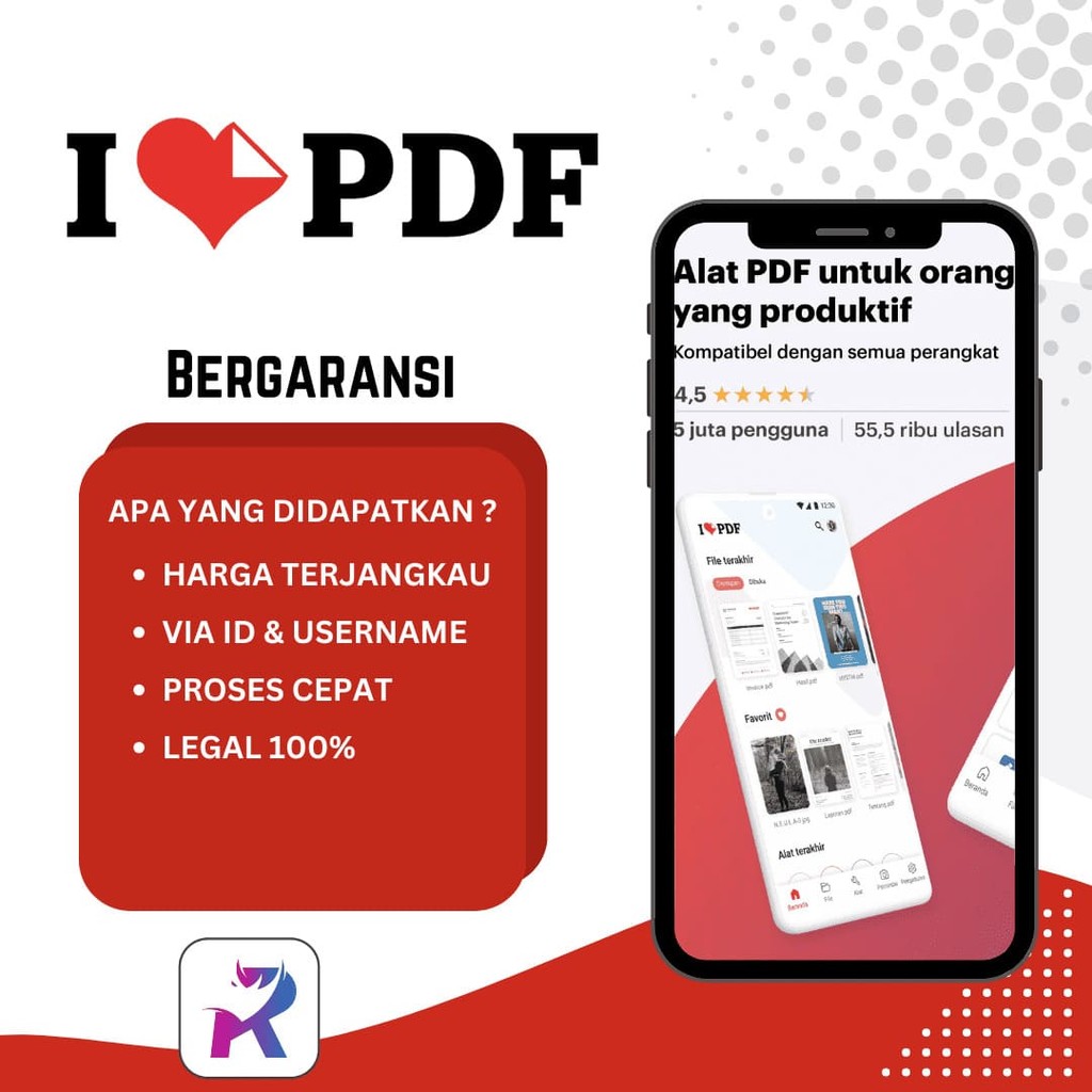 Jual I Love PDF Premium 1 Tahun Full Garansi (Proses Tercepat Buka 24 Jam) | Shopee Indonesia