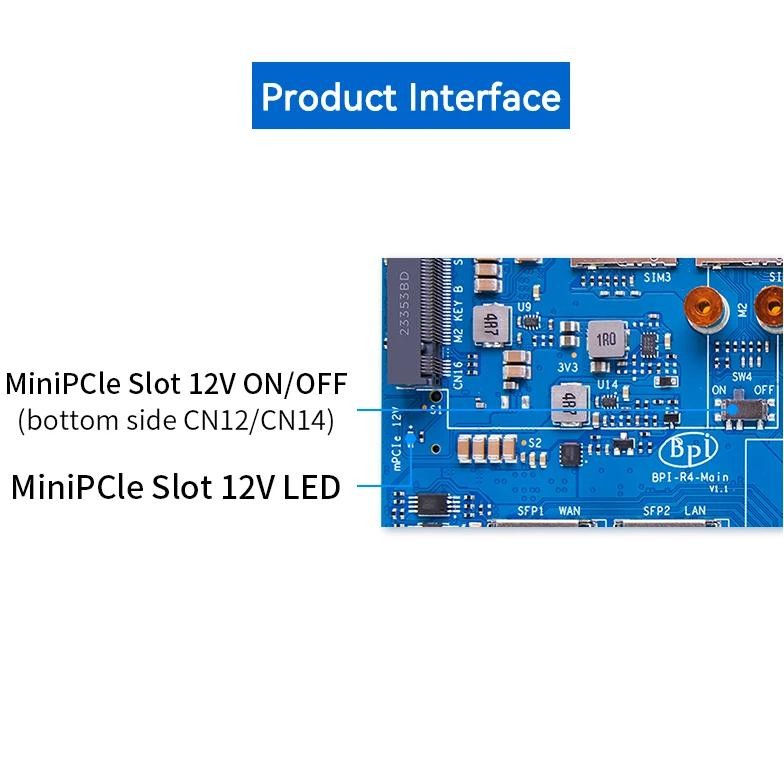 Jual Banana Pi BPI-R4-NIC-BE14 WiFi 7 Module MediaTek MT7995AV 32-bit ...