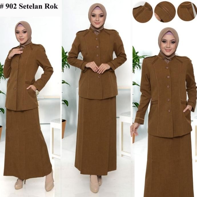 Jual blazer baju kerja seragam dinas Pemda baju Pemda ASN baju khaki ...